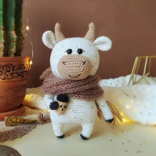 Gudy el Torito Amigurumi Patrón Gratis Paso a Paso
