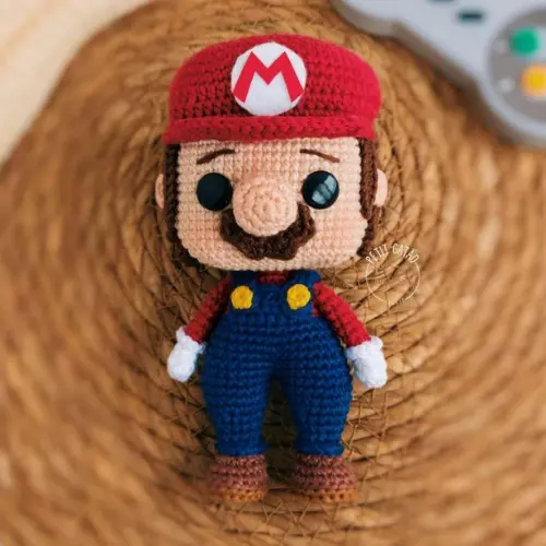 Super Mario Bros Amigurumi Patrón Gratis Paso a Paso