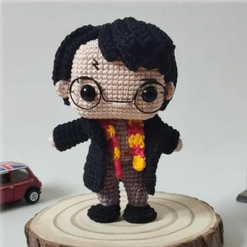 Harry Potter Amigurumi Patrón Gratis Paso a Paso