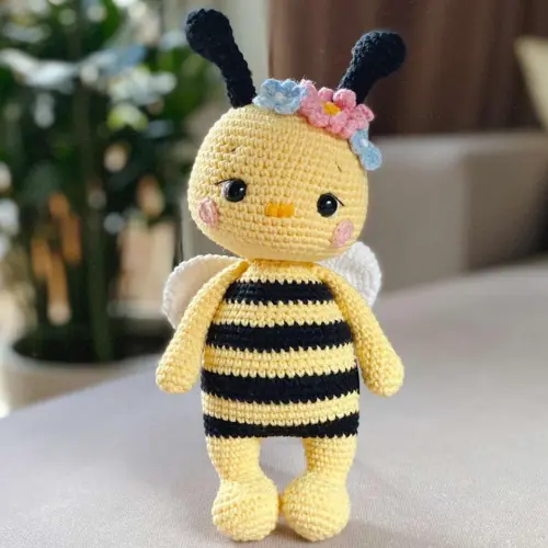 Patrón de Amigurumi Abeja Paso a Paso