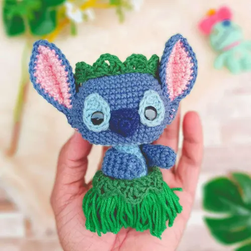 Patrón Amigurumi de Stitch Gratis Tutorial Paso a Paso